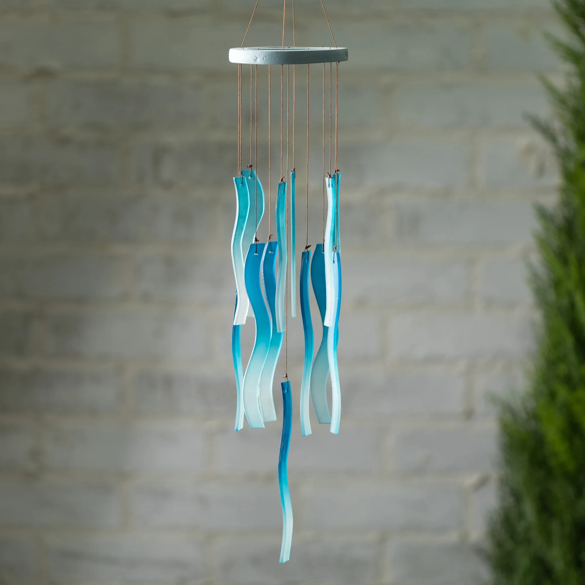Woodstock Chimes Sea Glass Chime-Blue Waves