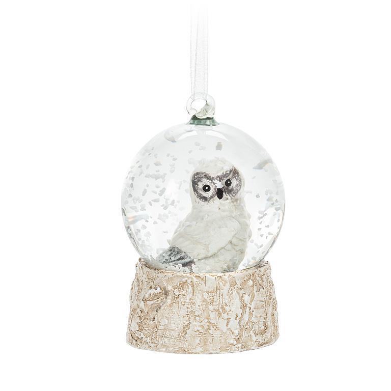 Abbott Sm Owl Snow Globe