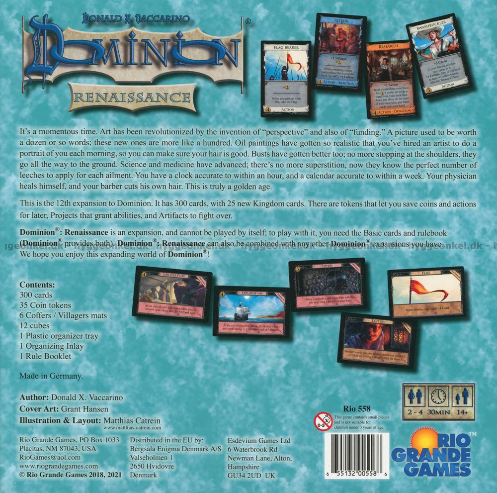 DOMINION: RENAISSANCE (EXPANSION) :: Hobby Master