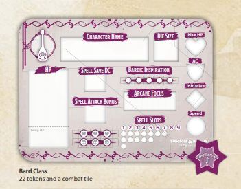 DUNGEONS AND DRAGONS: CLASS TOKEN SET – BARD :: Hobby Master
