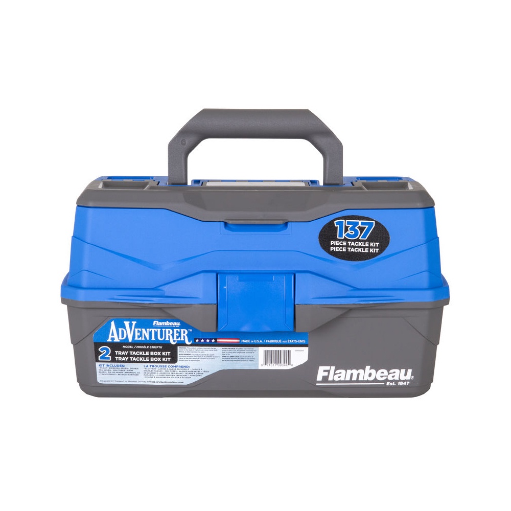 Flambeau Classic 2 Tray Tackle Box Blue » Bronco's Outdoors
