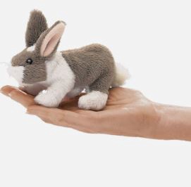 Folkmanis Bunny Rabbit Finger Puppet