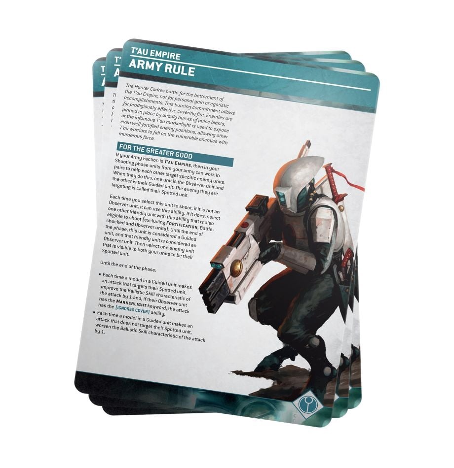 INDEX CARDS: TAU EMPIRE :: Hobby Master