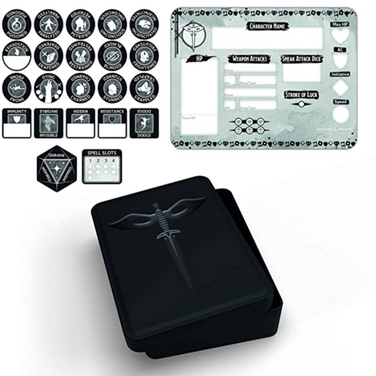 DUNGEONS AND DRAGONS: CLASS TOKEN SET – ROGUE :: Hobby Master