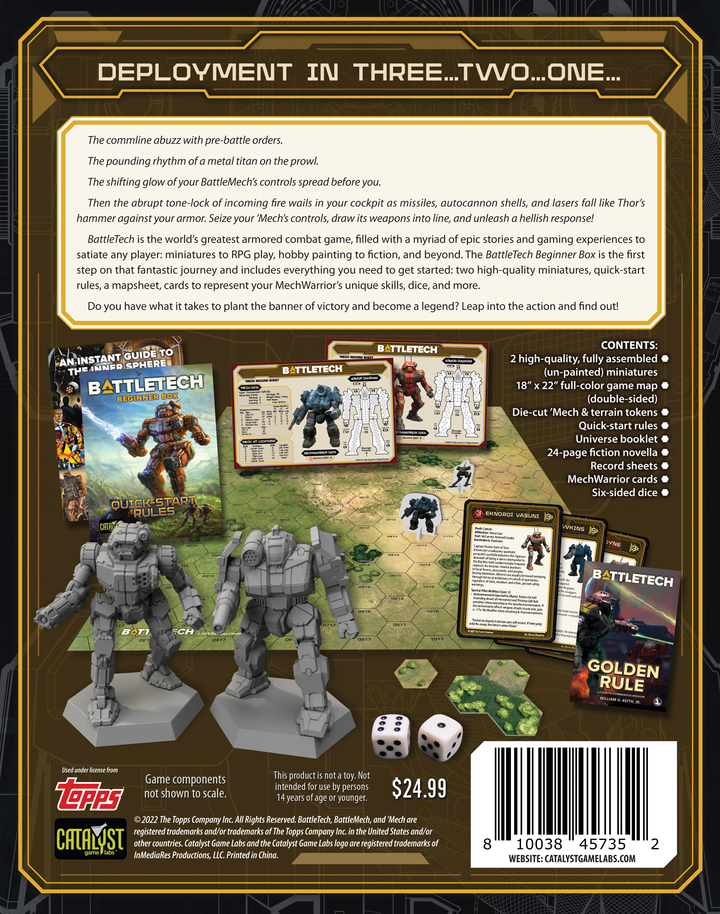 BATTLETECH: BEGINNER BOX :: Hobby Master