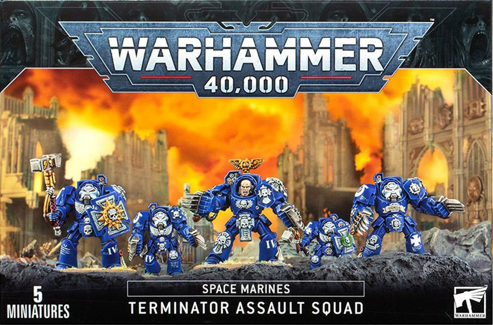 SPACE MARINE: TERMINATOR ASSAULT SQUAD :: Hobby Master