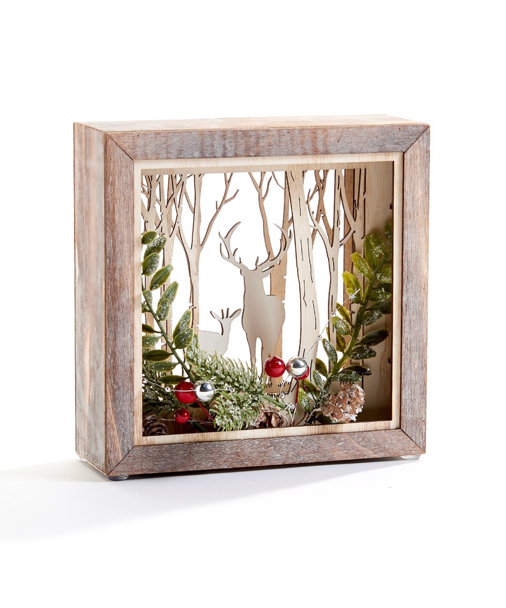 GiftCraft Deer Shadow Box