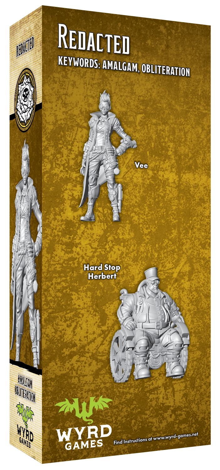 MALIFAUX: OUTCAST: REDACTED :: Hobby Master