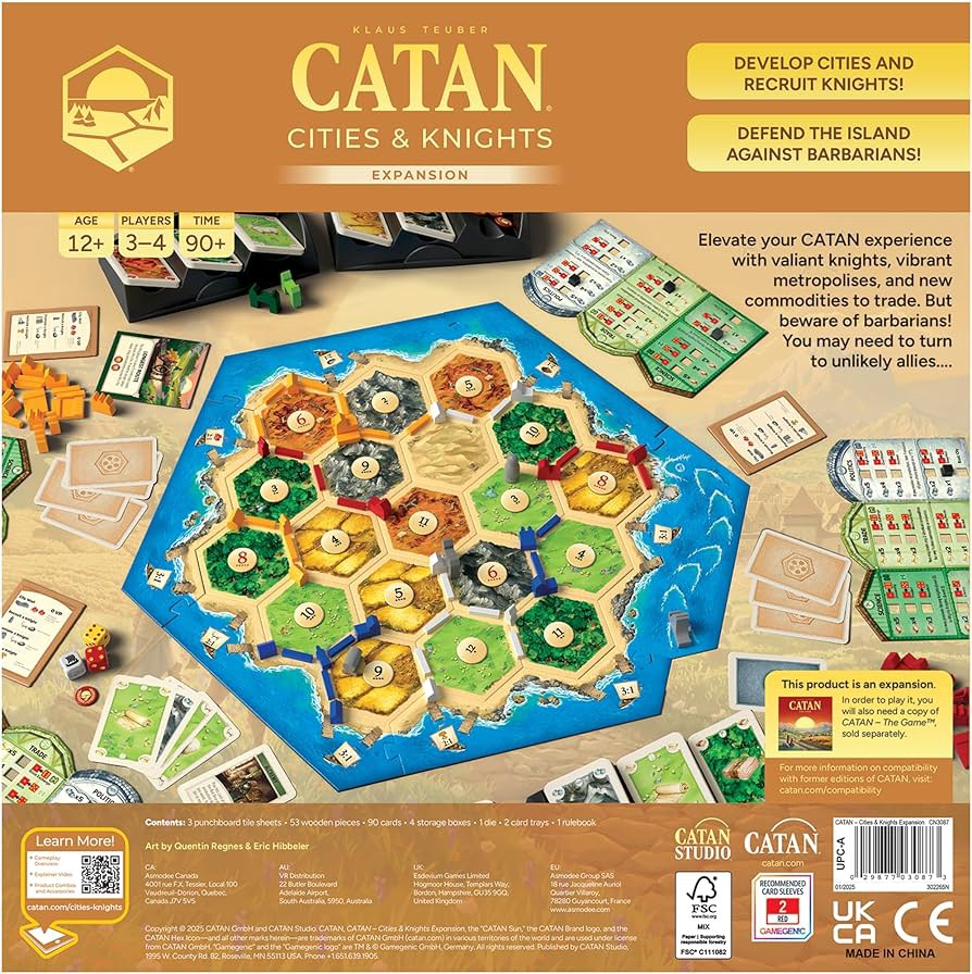 CATAN: CITIES & KNIGHTS EXPANSION (6TH EDITION) :: Hobby Master