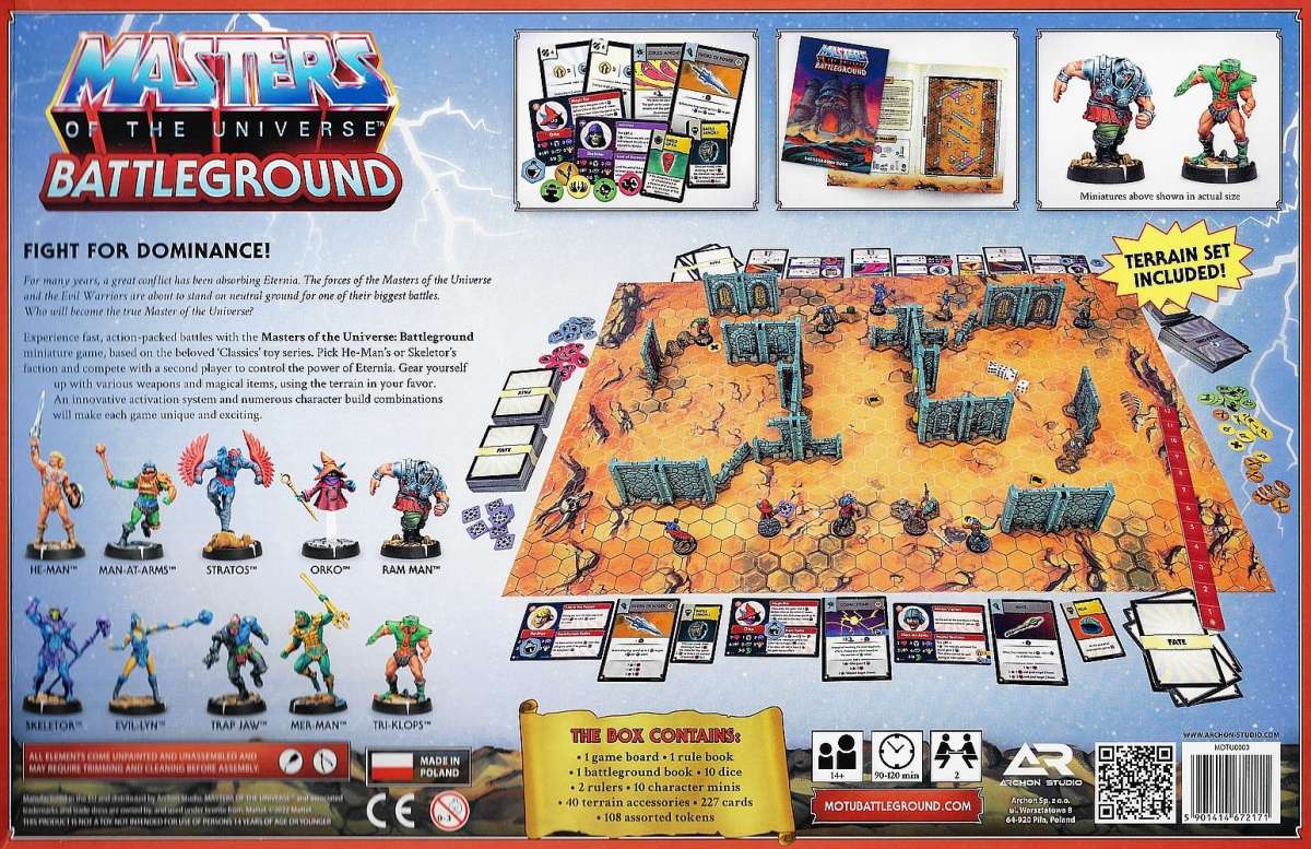 MASTERS OF THE UNIVERSE: BATTLEGROUND - STARTER SET :: Hobby Master