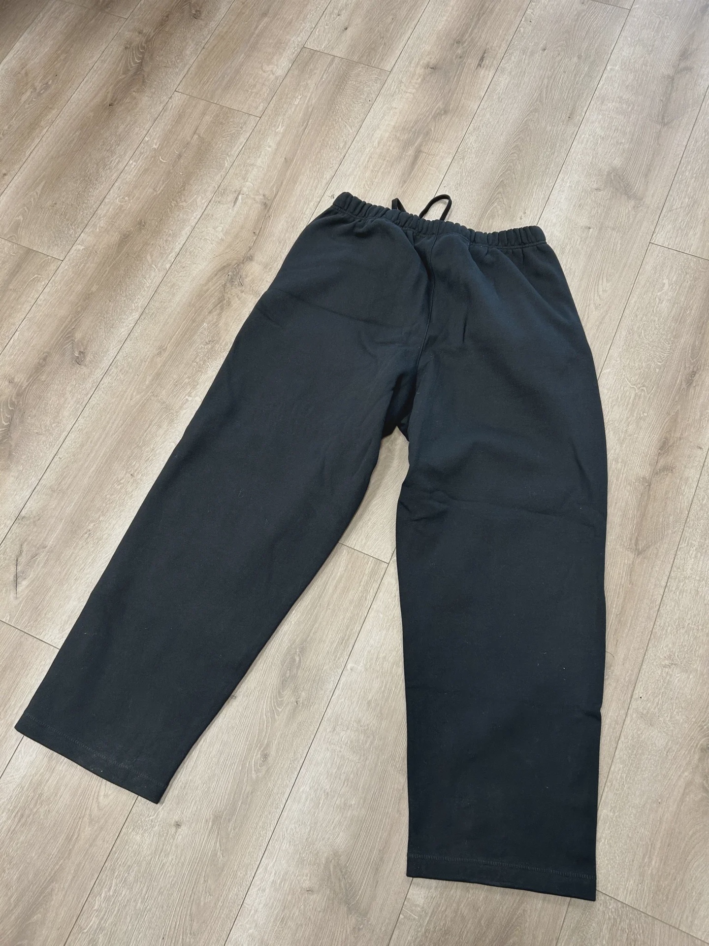 Essentials Essentials Fear of God Black Big Logo • Brand New [3844 ...